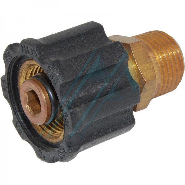 Adapter special pressure washer female thread M-22X150 to male thread 1/2" BSP - Hidraflex